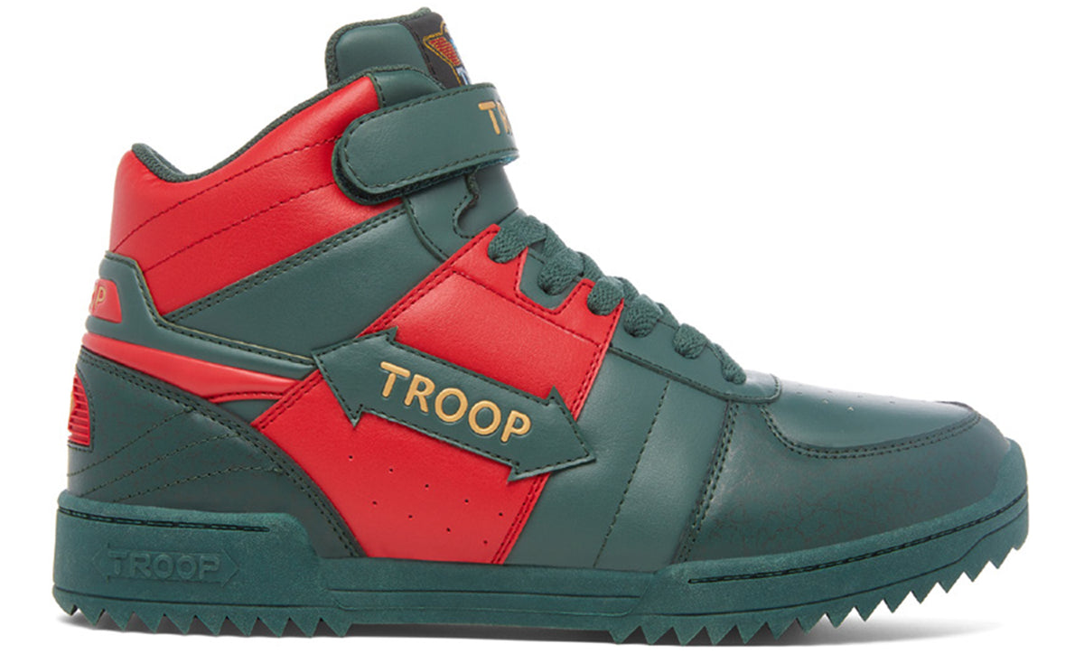 Troop Crown Mid Ripple Green/Red/Gold - World of Troop
